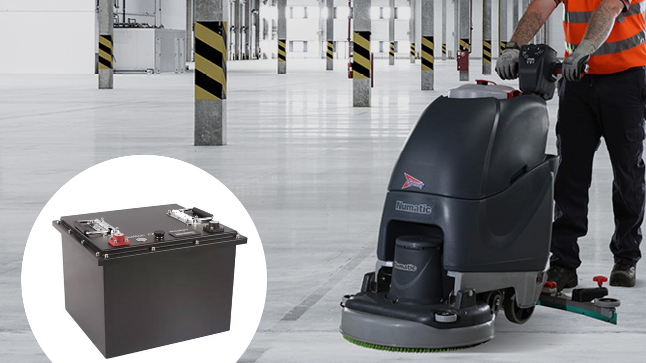 Choosing the Right Battery for Your Floor Scrubber - RICHYE
